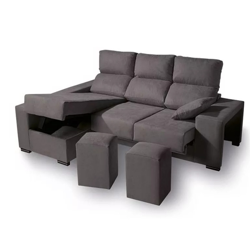 CHAISE LONGUE CON ARCON Y PUFS NOVA CHAISE LONGUE Izquierda (vista de frente) DESCRIPCIÓN SOFÁ 2 ...