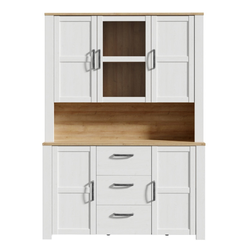 ALACENA ALTA BRISA WHITE ILUMINACIÓN SIN LUCES LED