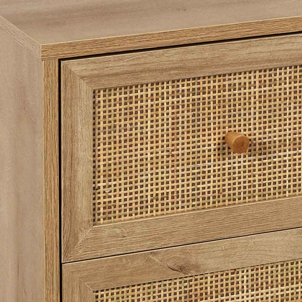 Cómoda BORA BORA con cajones de ratán natural – estilo natural y elegante